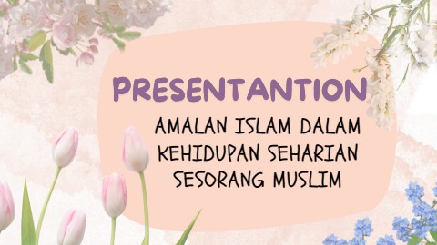PRESENTANTION PENDIDIKAN ISLAM SUHA YANA