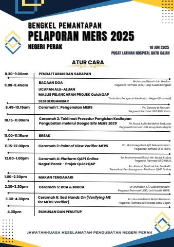 Atur Cara Bengkel Pemantapan Pelaporan MERS 2025