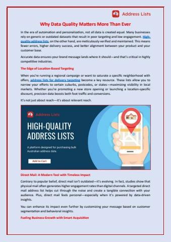 Why Data Quality Matters More Than Ever