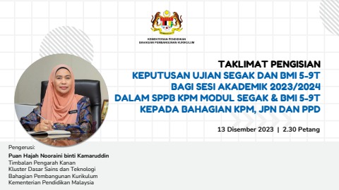 Slide taklimat pengisian ujian SEGAK & BMI 5-9T SPPB (1) - razaliznl9224 Flip PDF | AnyFlip