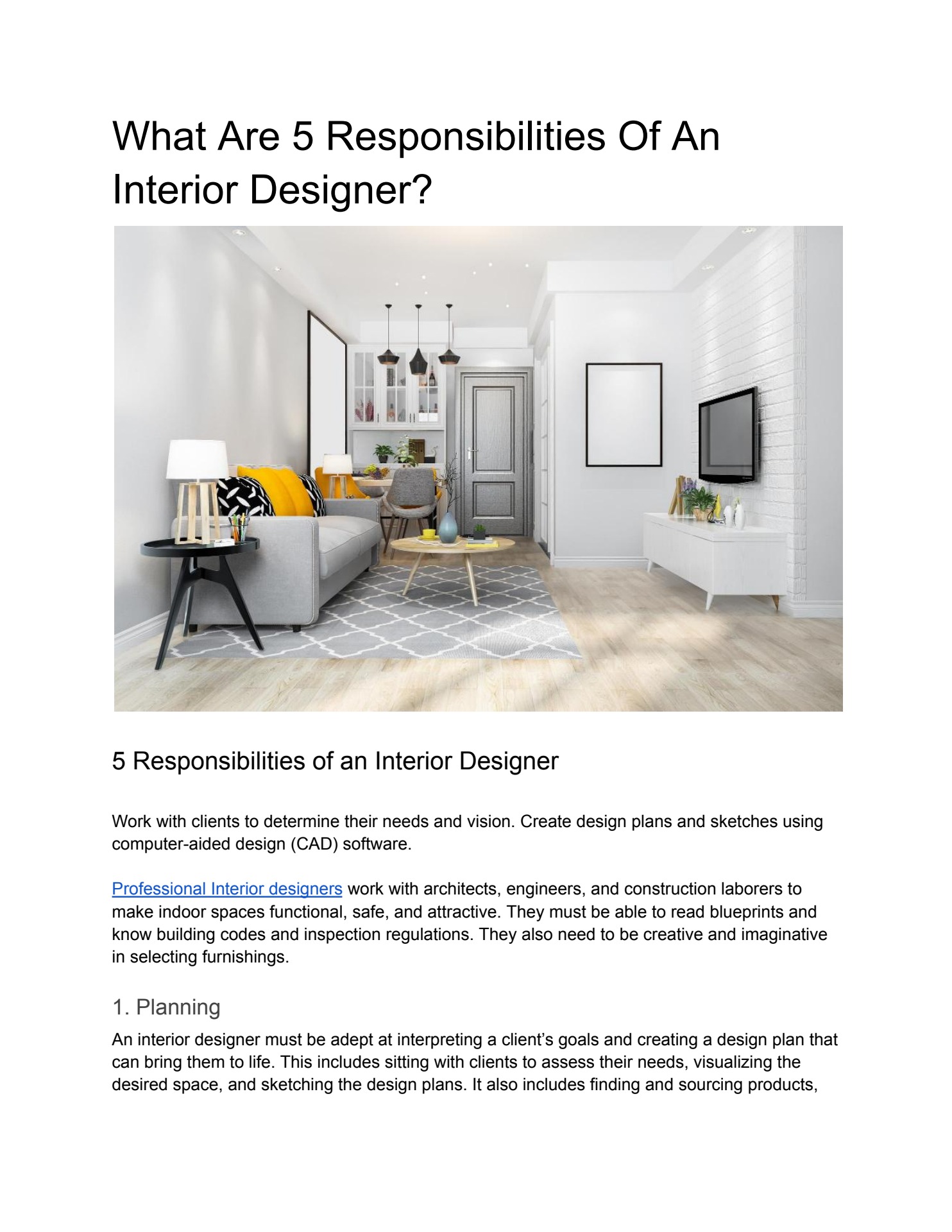 What Is An Interior Designer Responsible For | Cabinets Matttroy