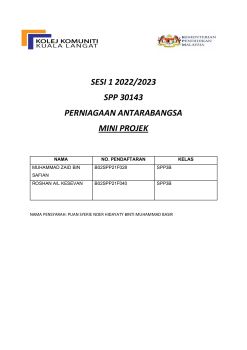 MINI PROJEK-PERNIAGAAN ANTARABANGSA ROSHAN ZAID - roshankesevan29 Flip ...