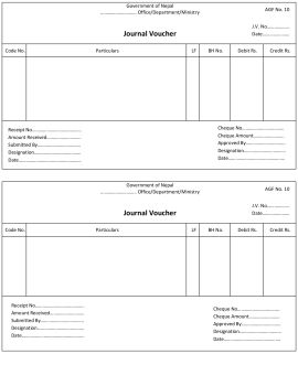 Journal Voucher AFG No. 10 - bibekkushwaha17 Flip PDF | AnyFlip