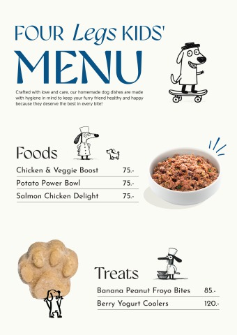 Dog Menu Design COVER-1
