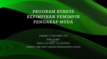 PROGRAM KURSUS KEPIMPINAN PEMIMPIN PENGAKAP MUDA 2022 - Suhaidah Ismail ...