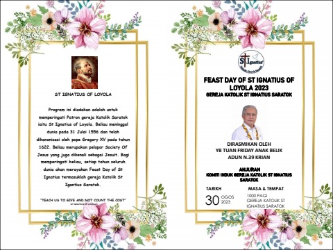 BUKU PROGRAM FEAST DAY