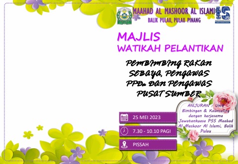 MAJLIS PERSARAAN - TEMA FLORAL1