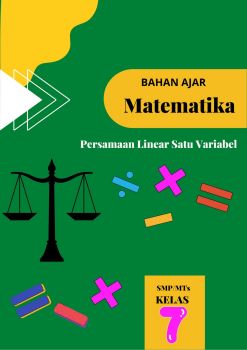 BAHAN AJAR "PERSAMAAN LINEAR SATU VARIABEL" - maharanioktaviani30 Flip ...