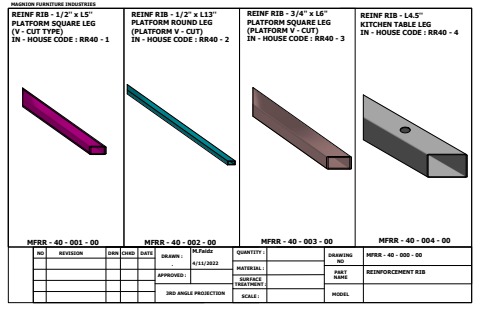 REINFORCEMENT RIB (RR40)