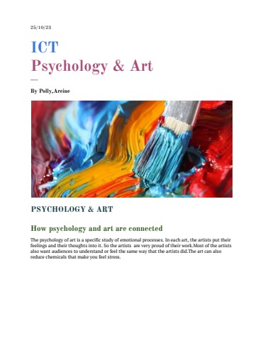 Psychology of Art - teeraphong Ith Flip PDF | AnyFlip