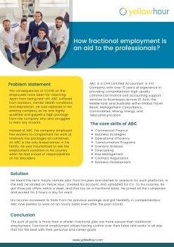 How fractional employment is an aid to the professionals - yellowhour ...