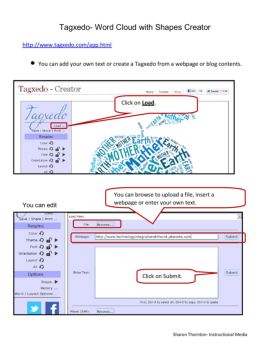 Tagxedo- Word Cloud with Shapes Creator - PBworks - Guset User Flip PDF ...