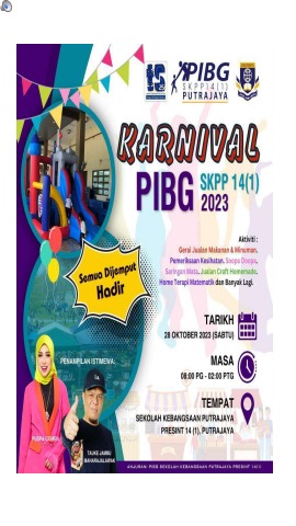 KARNIVAL PIBG SKPP14 (1) 28 OKT 2023 - ehlp1 bpl kkm Flip PDF | AnyFlip