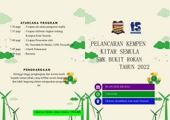 BUKU PROGRAM PELANCARAN KEMPEN KITAR SEMULA SMKBR TAHUN 2022 - Cikgu Mira Flip PDF | AnyFlip