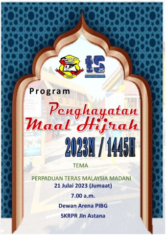 BUKU PROGRAM SAMBUTAN MAAL HIJRAH 1445H