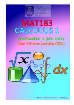 (ANSWER) ASSESSMENT 2 MAT183 (DEC 2021) - asyrafsafiyya Flip PDF | AnyFlip