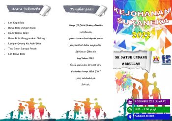 Kejohanan Sukaneka SKDUA 2022 - g-82422462 Flip PDF | AnyFlip