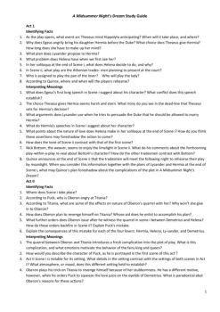 A Midsummer Night’s Dream Study Guide - msfranklin.net - Guset User ...