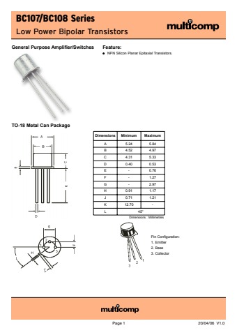 Data sheet transistor - ikmalklt04 Flip PDF | AnyFlip