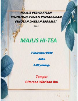Penpled Majlis Hi-Tea MPPKP - sahajhq2194 Flip PDF | AnyFlip