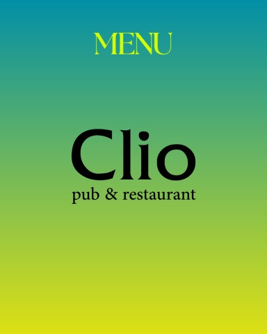 CLIO MENU - Way Hsu Flip PDF | AnyFlip