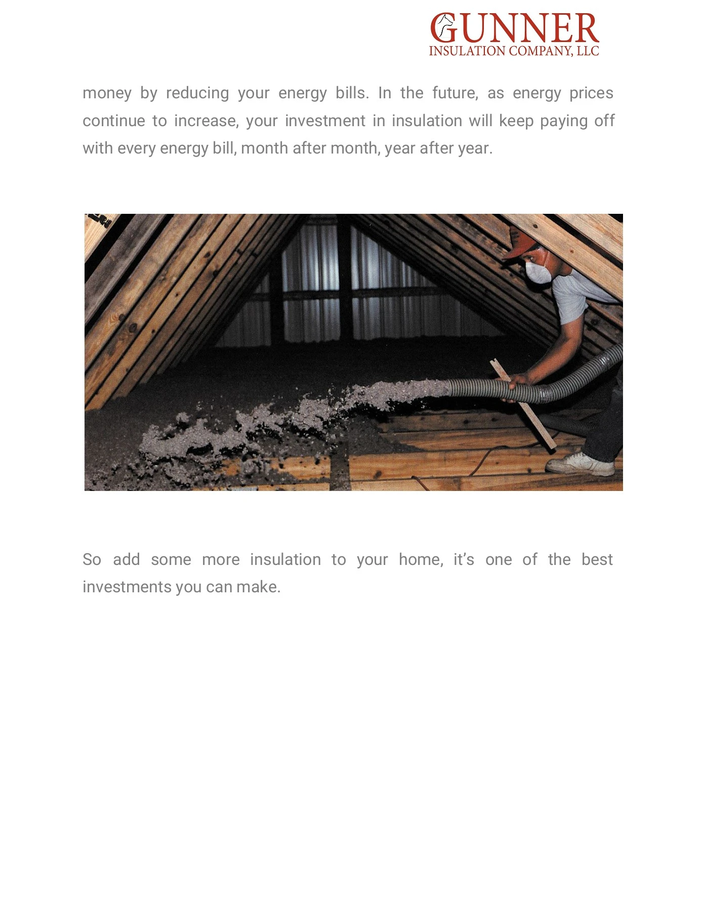 gunner insulation chisago city