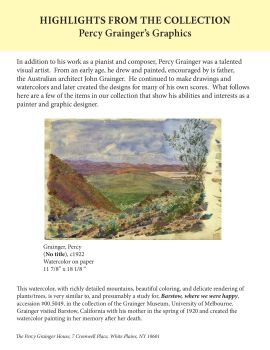 Percy Grainger's Graphics - Percy Grainger Society Flip PDF | AnyFlip