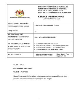 LEVEL 2 CA 01 4.TERAPKAN KERAHSIAAN MAKLUMAT - detailamirah | Membalik PDF Dalam talian | AnyFlip