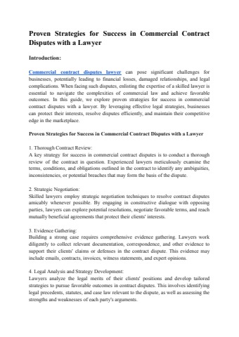 commercial contract disputes lawyer - carterlinusgeorge Flip PDF | AnyFlip