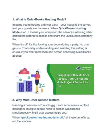 Struggling with Multi-User Access_ Turn On Hosting Mode in QuickBooks ...
