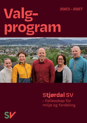 Stjørdal SV valgprogram 2023-2027 - Morten Harper Flip PDF | AnyFlip