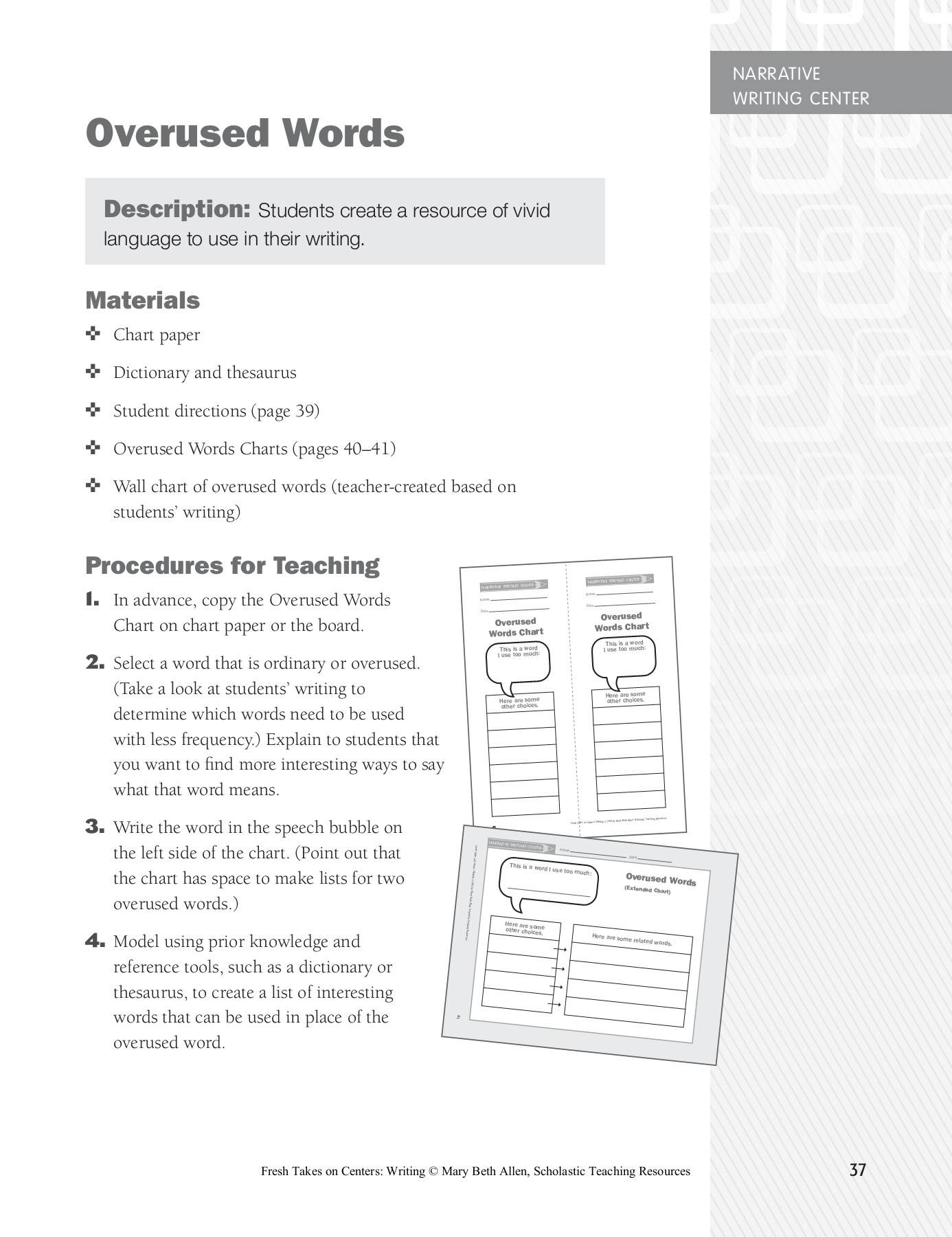 Overused Word List Elementary