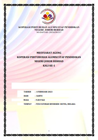 BUKU LAPORAN AGM KOPERASI 2023 WARNA - Mohd Syafiq Elias Flip PDF | AnyFlip