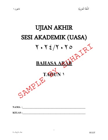 SAMPLE BA UASA 2024 2025 - Zuhairi Ani Flip PDF | AnyFlip