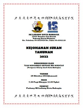 Buku Program SUKAN 2022 R - Zuhairi Ani Flip PDF | AnyFlip