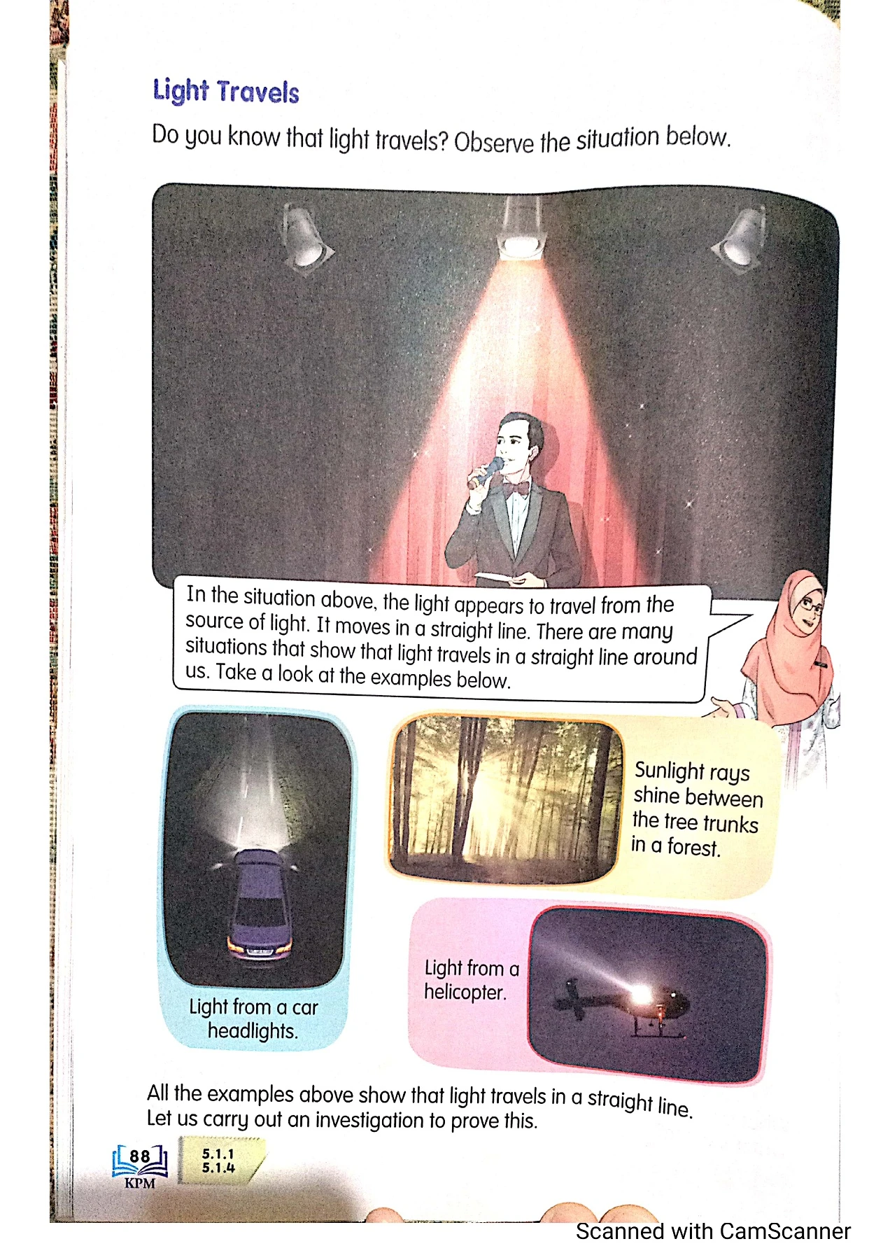 TEXT BOOK SCIENCE YEAR 4 PROPERTIES OF LIGHT