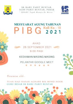 SK BARU PARIT BUNTAR-BUKU PROGRAM MESYUARAT AGUNG TAHUNAN PIBG KALI KE-18/2021 - g-28190708 ...