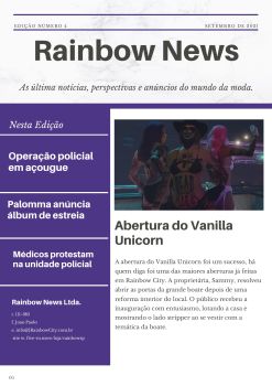 Jornal Rainbow News 4ª Edição - Jornal Noticias | PDF Online | AnyFlip