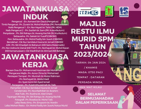 MAJLIS RESTU ILMU MURID SPM TAHUN 2023/2024 - NUR JAMILATUL HUSNA BINTI ...
