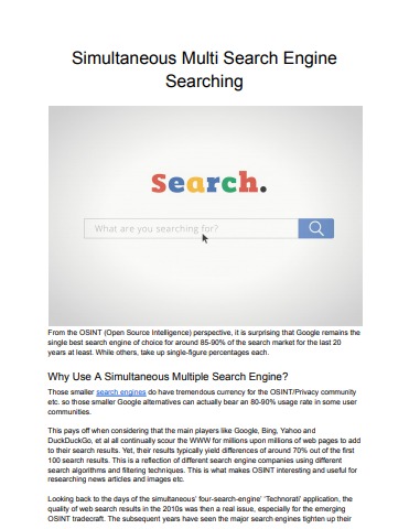 Simultaneous Multi Search Engine Searching - danielmartincyber Flip PDF ...