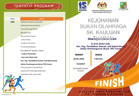 TENTATIF PROGRAM PERSAMIAN SUKAN OLAHRAGA SKKT 2024