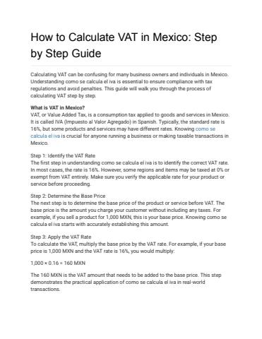 How to Calculate VAT in Mexico_ Step by Step Guide (1)