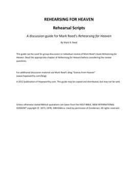 REHEARSING FOR HEAVEN Rehearsal Scripts - Guset User Flip PDF | AnyFlip