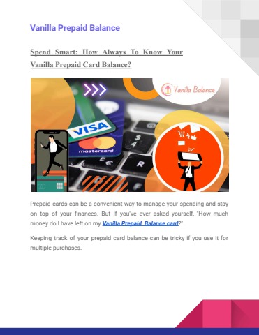 Vanilla Prepaid Balance - Vanilla Balance Flip PDF | AnyFlip