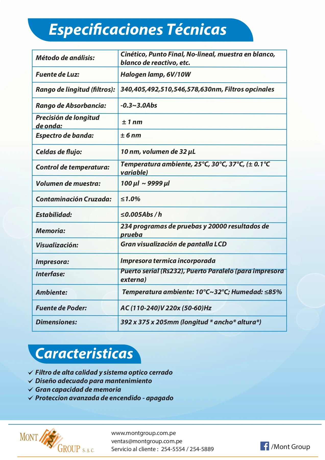 ANALIZADOR SEMIAUTOMATIZADO DE BIOQUIMICA- URIT 810