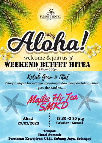 Kad Jemputan Majlis Hi-Tea KGS SMKD - ekinrahman Flip PDF | AnyFlip