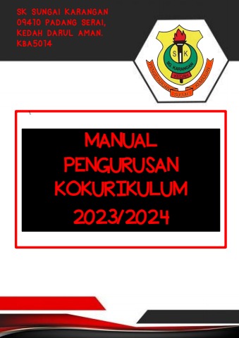 MANUAL PENGURUSAN KOKURIKULUM 2324 - unitkokurikulumskskr Flip PDF | AnyFlip
