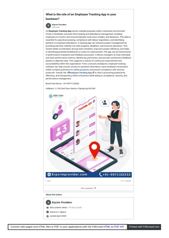 The Role of Employee Tracking App in Employee Development - erpcrm ...