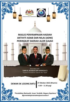 BUKU PROGRAM MAJLIS PENYAMPAIAN HADIAH AKTIVITI ADNI PERINGKAT DAERAH ...