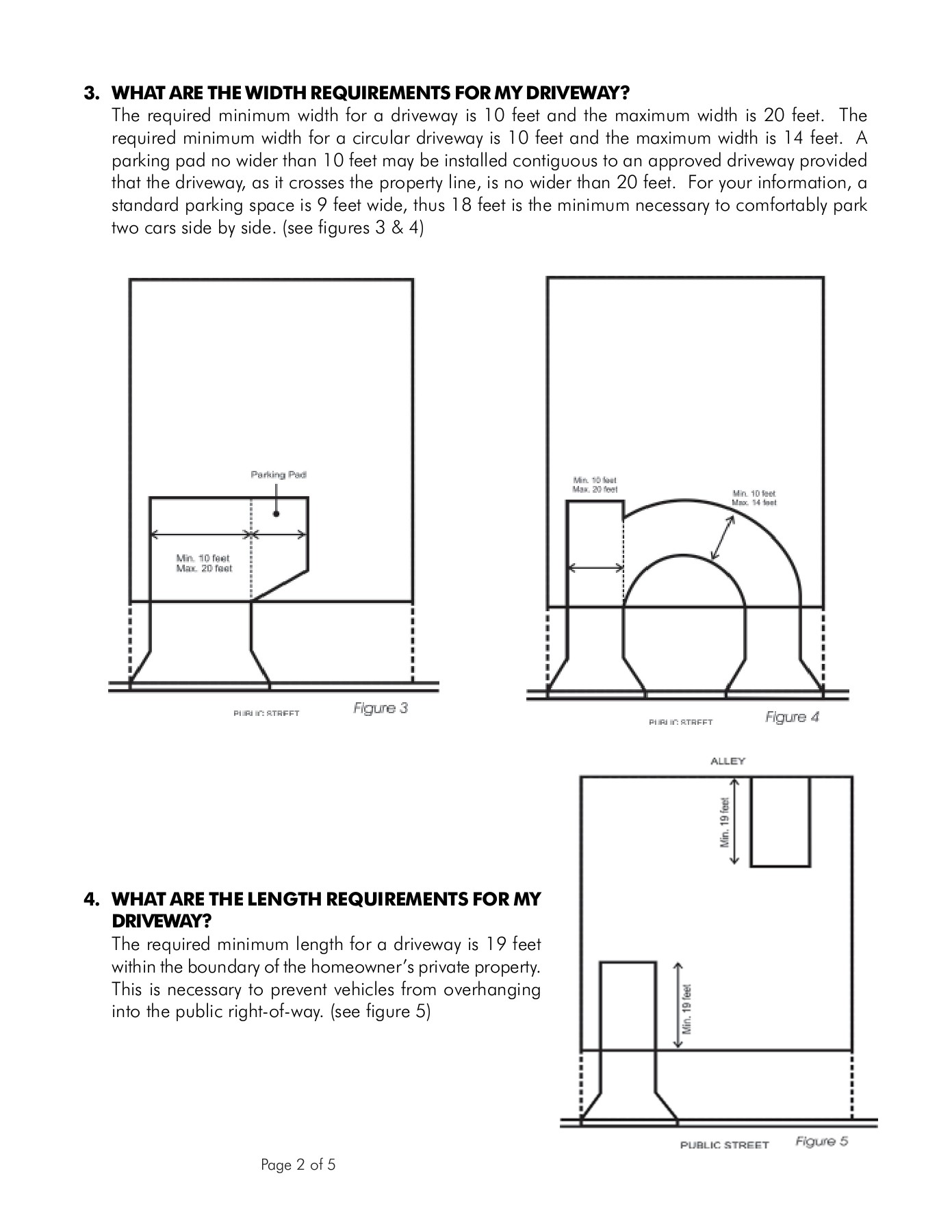 Circular Driveway Minimum Dimensions